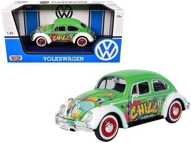 Click here for 1966 Volkswagen Beetle Green with Graffiti Graphic... prices