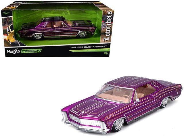 Click here for 1965 Buick Riviera Lowrider Purple Metallic with G... prices