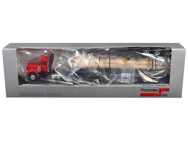 Click here for Peterbilt Super B Log Truck and Trailer Red with L... prices