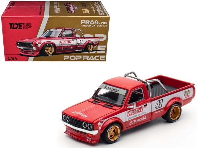Click here for Datsun Pandem 620 Truck #41 Red Metallic with Whit... prices