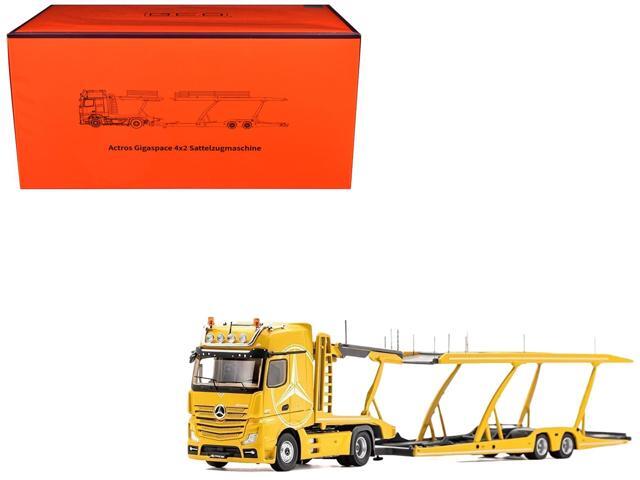 Click here for Mercedes-Benz Actros Auto Transporter Yellow 1/64... prices