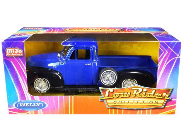 Click here for 1953 Chevrolet 3100 Pickup Truck Blue and Black Lo... prices