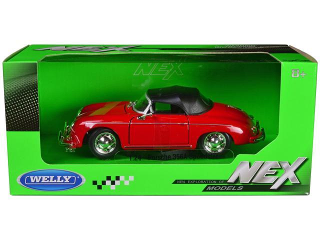 Click here for Porsche 356A Speedster Red with Black Soft Top NEX... prices