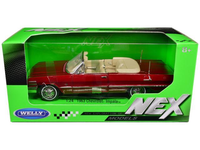 Click here for 1963 Chevrolet Impala Convertible Red Metallic NEX... prices