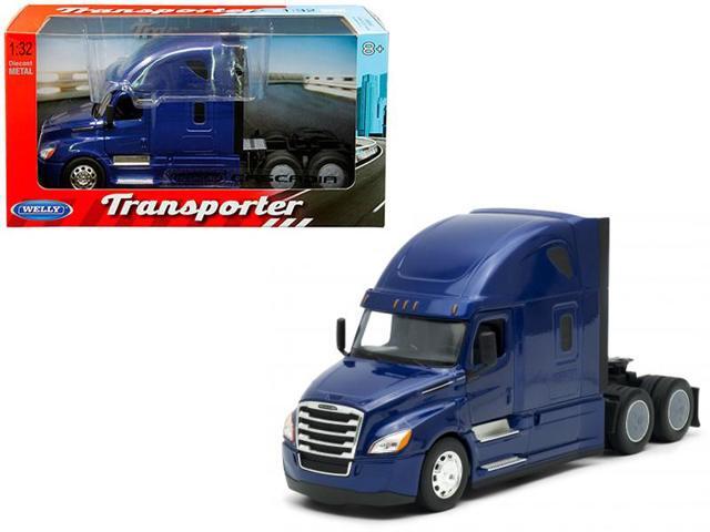 Click here for Freightliner Cascadia Truck Blue Transporter 1/32... prices