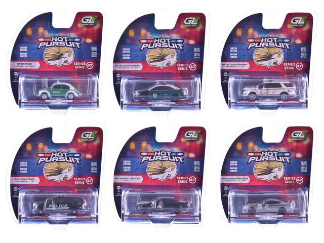 Click here for Hot Pursuit Series 47 Set of 6 Police Cars 1/64 Di... prices