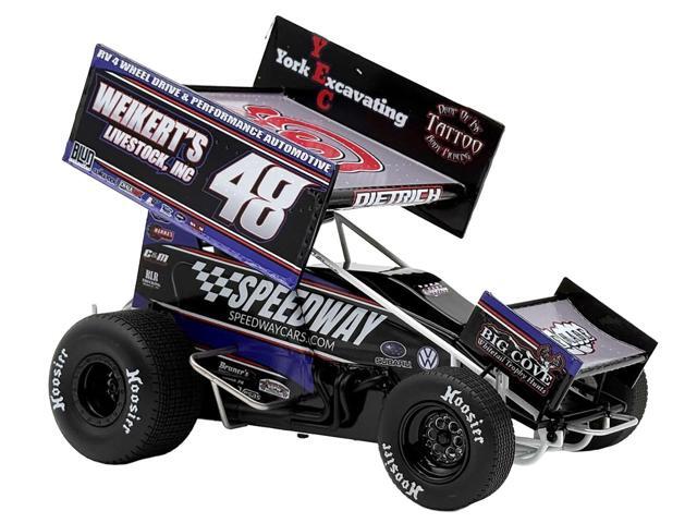 Click here for Winged Sprint Car #48 Weikerts Livestock - Speedwa... prices
