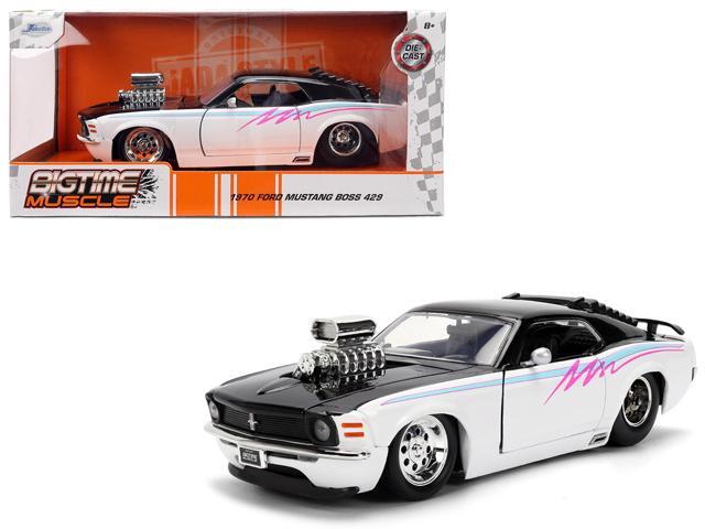 Click here for 1970 Ford Mustang Boss 429 Black and White with Gr... prices