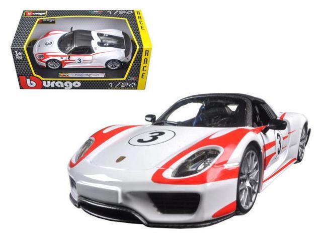 Click here for Porsche 918 Spyder Weissach #3 White 1/24 Diecast... prices