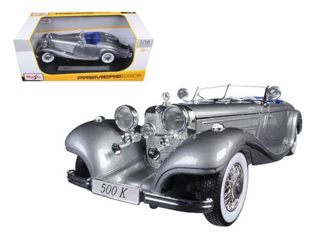 Click here for 1936 Mercedes 500K Special Roadster Grey 1/18 Diec... prices