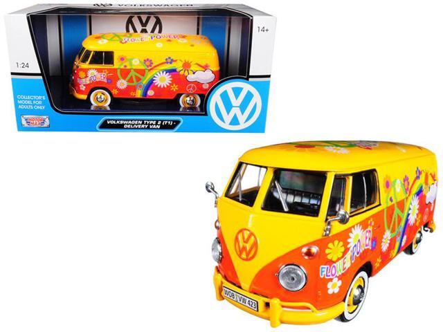 Click here for Volkswagen Type 2 (T1) Delivery Van Flower Power 1... prices