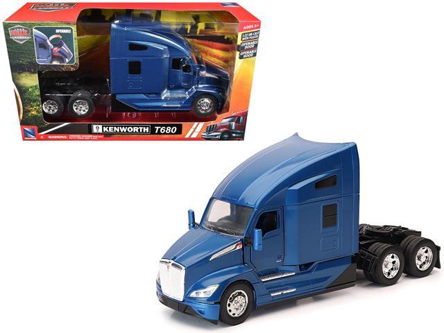 Click here for Kenworth T680 Truck Tractor Blue Metallic Long Hau... prices