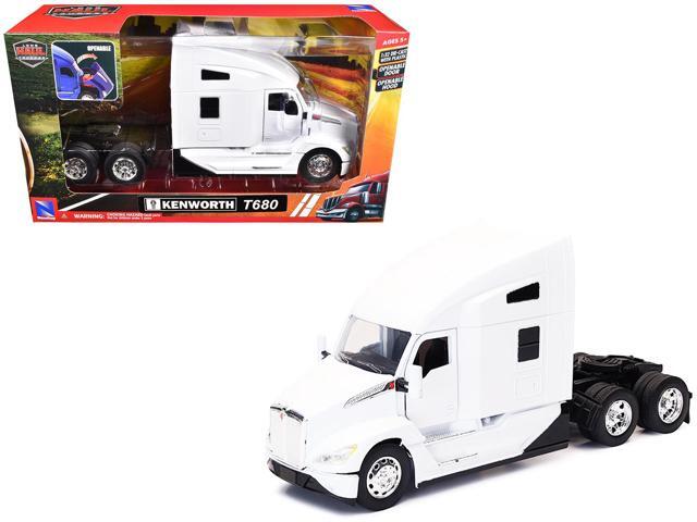 Click here for Kenworth T680 Truck Tractor White Long Haul Trucke... prices