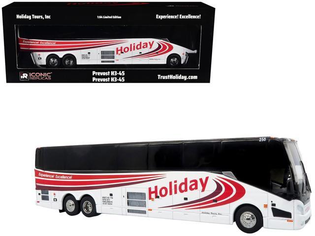 Click here for Prevost H3-45 Coach Bus Holiday Tours White with R... prices