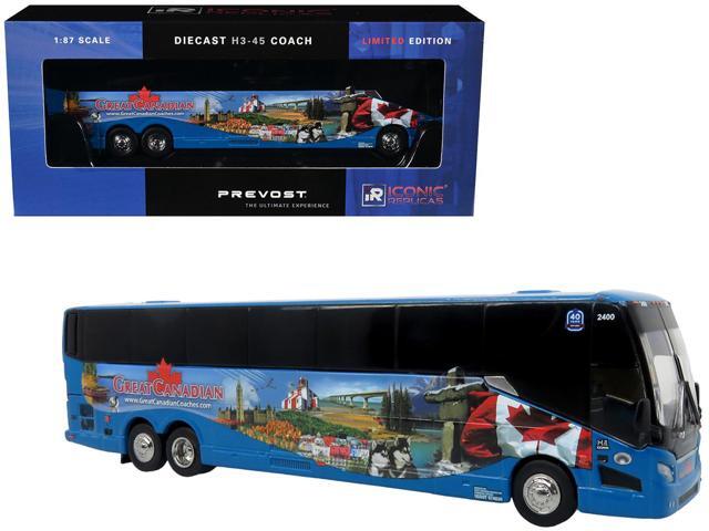 Click here for Prevost H3-45 Coach Bus Great Canadian Coaches Blu... prices