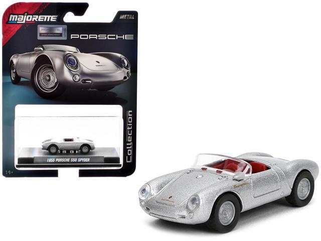 Click here for 1955 Porsche 550 Spyder Silver Metallic with Red I... prices