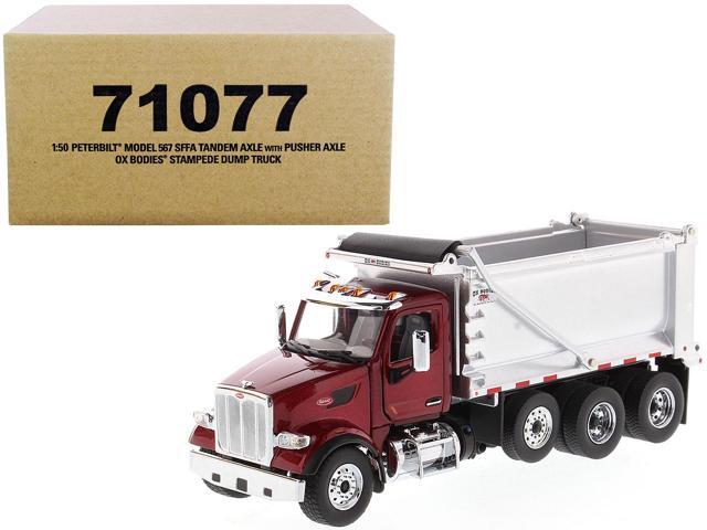 Click here for 1/50 Red Peterbilt 567 Sffa Tandem Dump Truck By D... prices