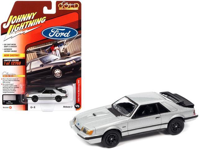 Click here for 1986 Ford Mustang SVO Silver Metallic with Black S... prices