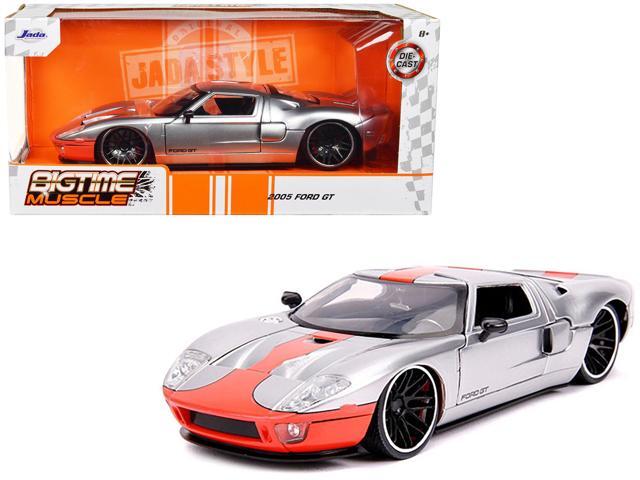 Click here for 2005 Ford GT Silver with Orange Stripe Bigtime Mus... prices