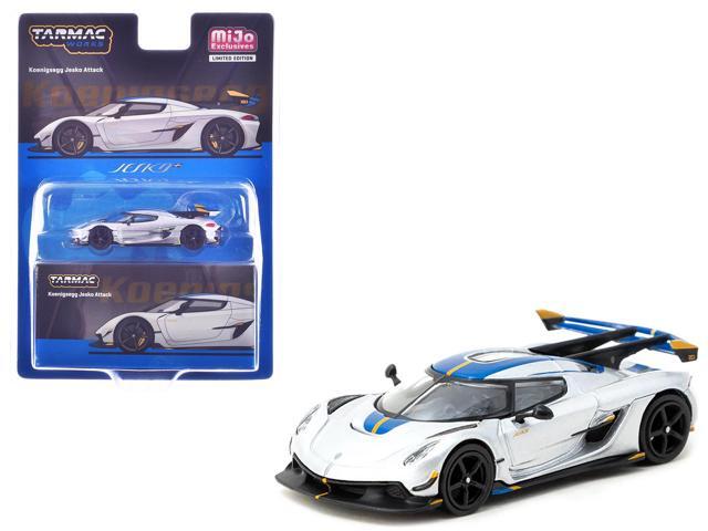 Click here for Koenigsegg Jesko Attack Silver Metallic with Blue... prices