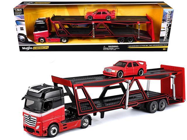 Click here for Mercedes-Benz Actros Open Car Hauler Red and Black... prices