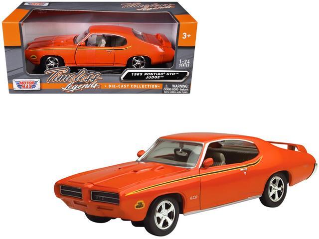 Click here for 1969 Pontiac GTO Judge Orange with Stripes 1/24 Di... prices