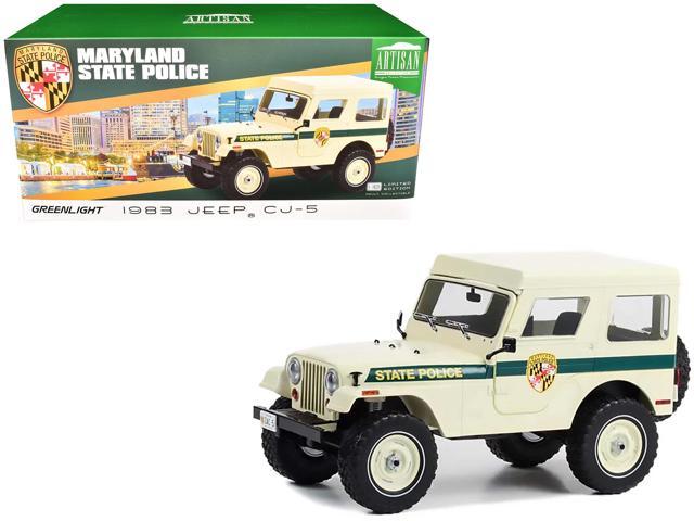 Click here for 1983 Jeep CJ-5 Hardtop Maryland State Police Beige... prices