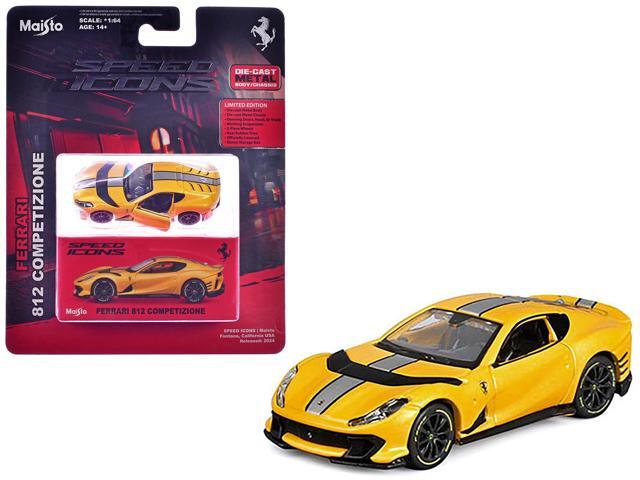 Click here for Ferrari 812 Competizione Yellow Metallic with Silv... prices