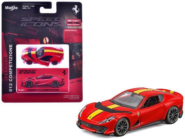 Click here for Ferrari 812 Competizione Red with Yellow Stripe Sp... prices