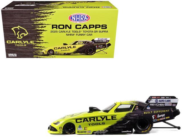 Toyota GR Supra NHRA Funny Car Ron Capps Carlyle Tools (2025) Limited Edition 1/24 Diecast Model Car by Auto World
