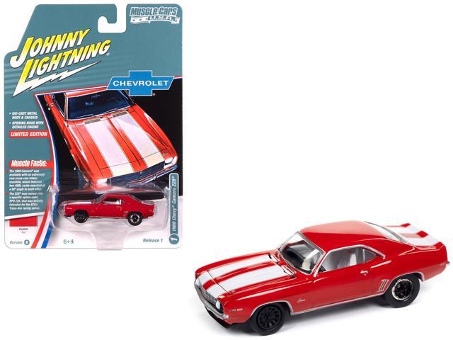 Click here for 1969 Chevrolet Camaro Z28 Red with White Stripes a... prices