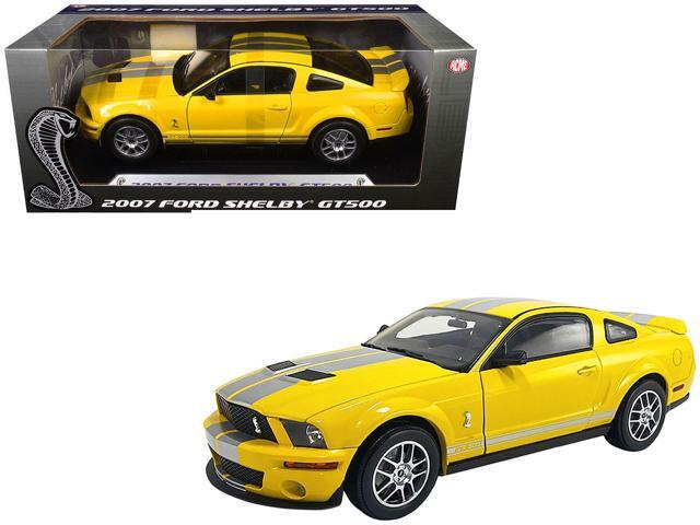 Click here for 2007 Ford Shelby GT500 Yellow with Silver Stripes... prices