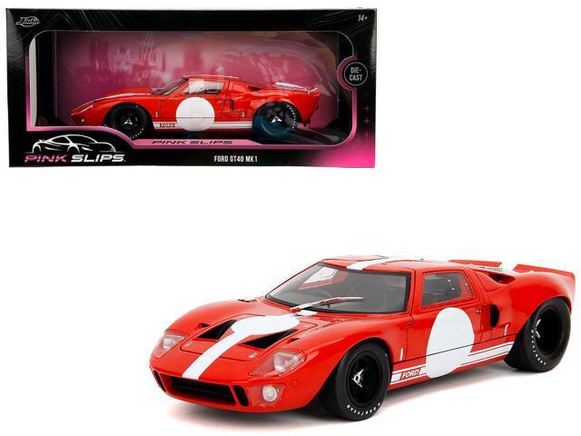 Click here for Ford GT40 MK1 Red with White Stripes and Graphics... prices