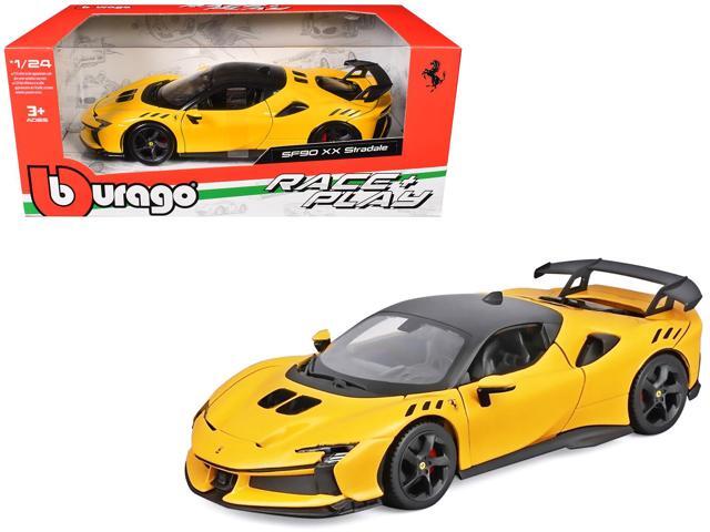 Click here for Ferrari SF90 XX Stradale Yellow with Black Top Rac... prices