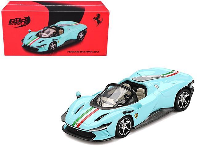 Click here for Ferrari Daytona SP3 Light Blue with Italian Flag S... prices