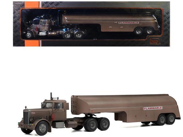 Click here for 1955 Peterbilt 281 Truck with Tank Trailer Brown (... prices