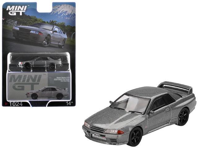 Nissan Skyline GT-R (NISMO BNR32 CRS Version) RHD Dark Metal Gray Metallic Limited Edition 1/64 Diecast Model Car by Mini GT