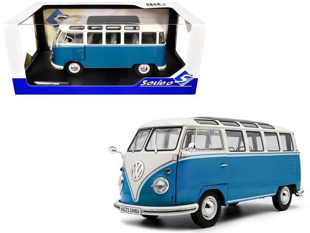 Click here for 1962 Volkswagen T1 Samba Bus Baby Blue and White 1... prices