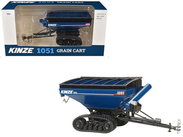 Click here for Kinze 1051 Grain Cart with Tracks Blue 1/64 Diecas... prices