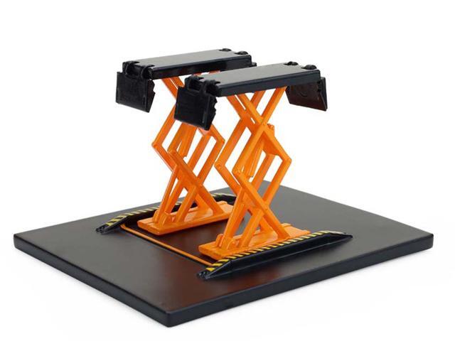 Click here for Automotive Double Scissor Lift Black and Orange Do... prices