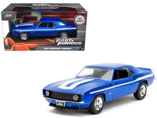 Click here for 1969 Chevrolet Camaro Blue Metallic with White Str... prices