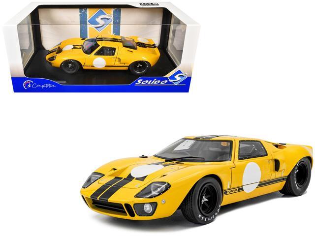 Click here for 1968 Ford GT40 MK1 Yellow with Black Stripes Compe... prices