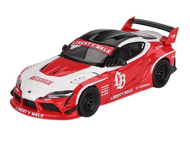 Click here for Toyota GR Supra LB-Works Red with White Stripes an... prices