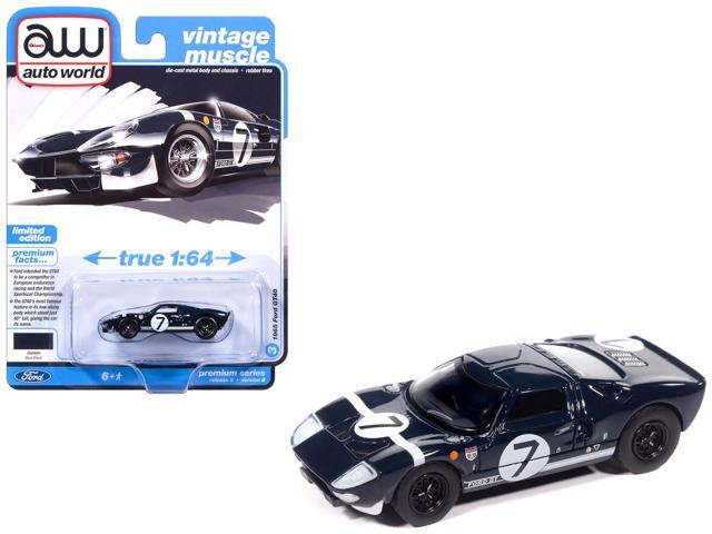 Click here for 1965 Ford GT40 #7 Blue Black with White Stripes Vi... prices