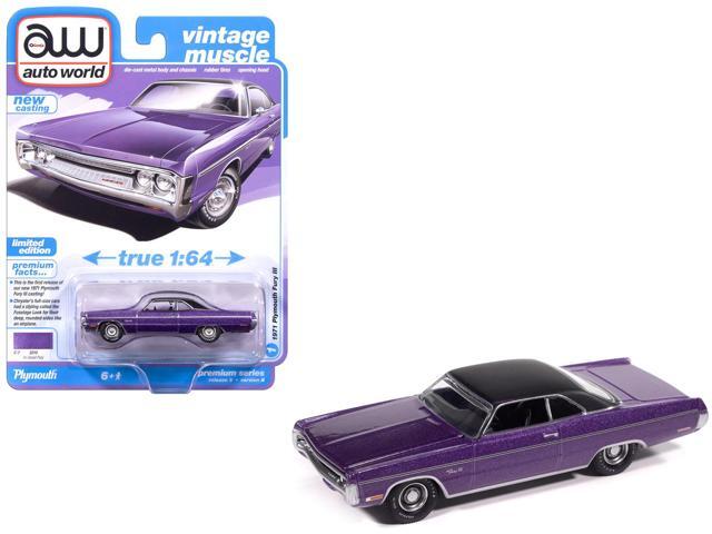 Click here for 1971 Plymouth Fury III In-Violet Metallic with Bla... prices