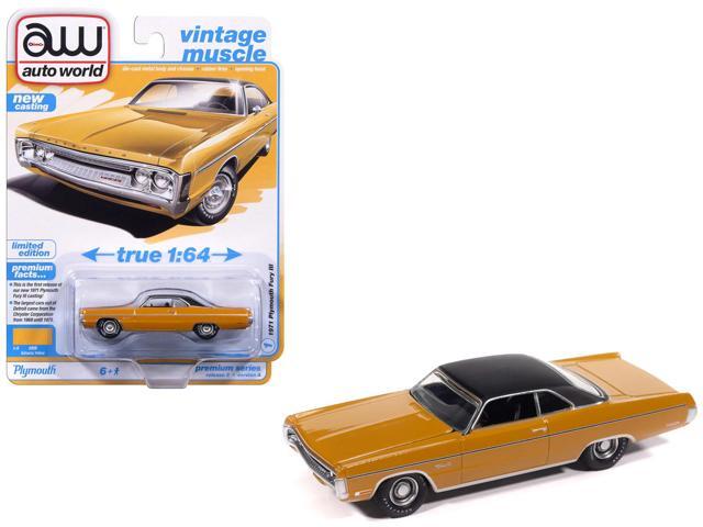 Click here for 1971 Plymouth Fury III Bahama Yellow with Black To... prices