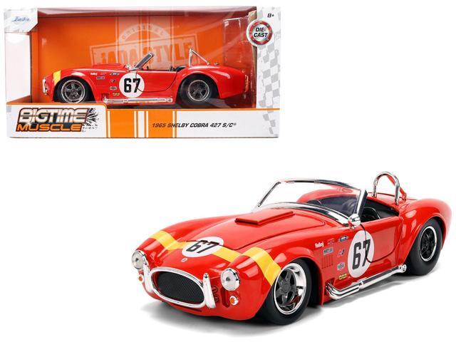 Click here for 1965 Shelby Cobra 427 S/C #67 Red with Yellow Stri... prices