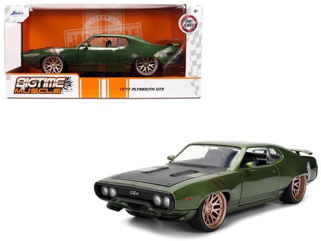 Click here for 1972 Plymouth GTX Green Metallic with Matt Black H... prices