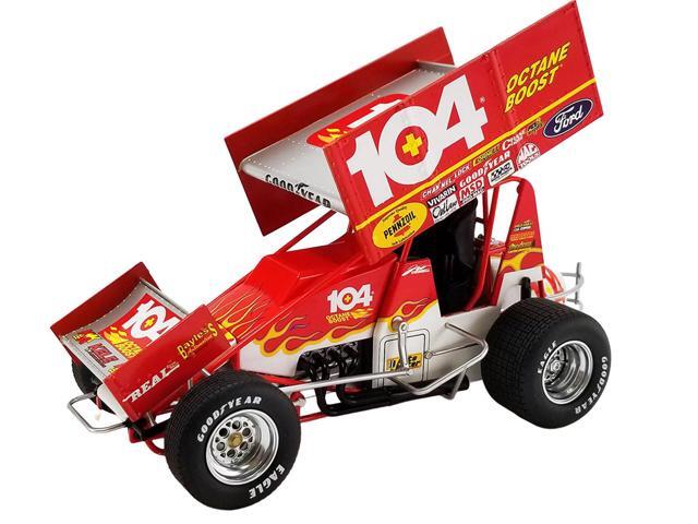 Click here for Winged Sprint Car #104+ Octane Boost Red with Grap... prices