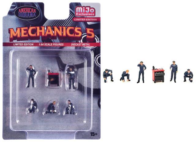 Click here for Mechanics #5 6 piece Diecast Figure Set (5 Figures... prices